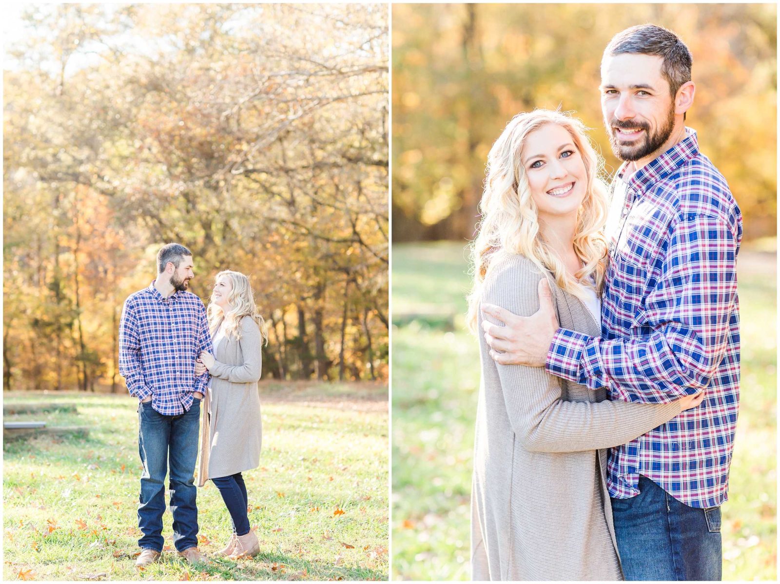 Fall Engagement Session at the Anne Springs Greenway | Yessica Grace ...