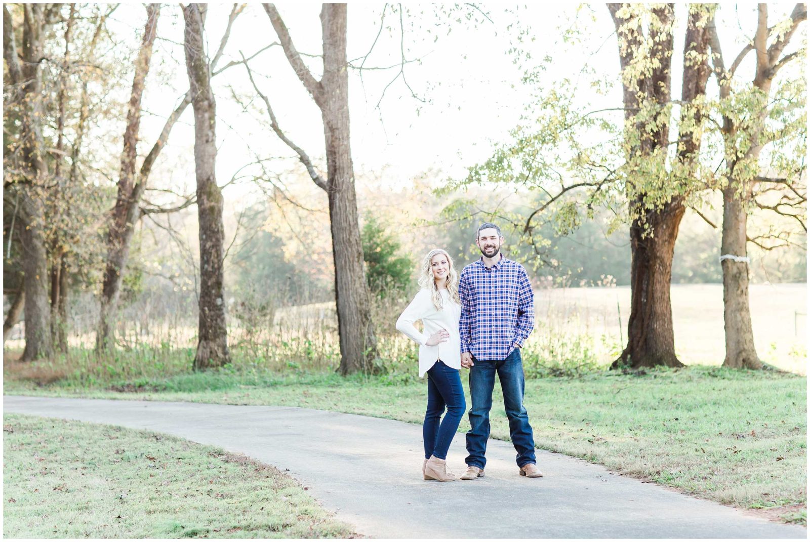Fall Engagement Session at the Anne Springs Greenway | Yessica Grace ...